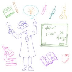 Laboratory doodles free image download