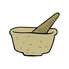 Cartoon pestle and mortar N2 free image download
