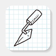 Cement tool doodle free image download