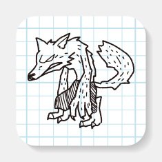 Werewolf doodle N3 free image download