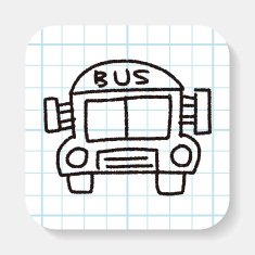 Bus doodle drawing N4 free image download