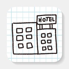 Doodle hotel free image download