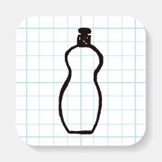 Bottle doodle free image download