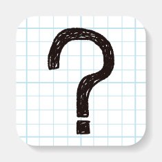 Question mark doodle free image download