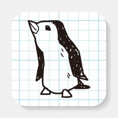 Penguin doodle N3 free image download