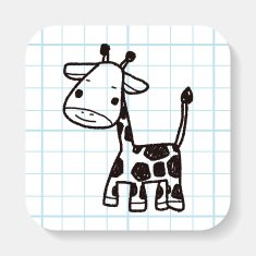 Giraffe doodle N2 free image download