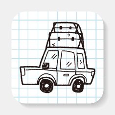 Doodle travel car N2 free image download