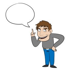 Man With Text free image download