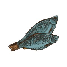 Doodle fish free image download