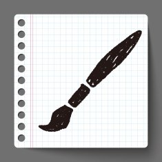 Brush doodle free image download
