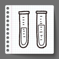 Doodle Test tube N13 free image download