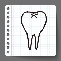 Doodle tooth N5 free image download