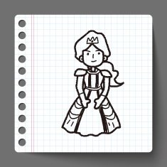 Princess doodle N7 free image download
