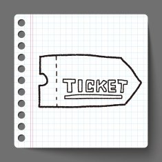 Ticket doodle N9 free image download