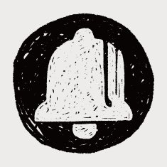 Christmas bell doodle drawing N12 free image download