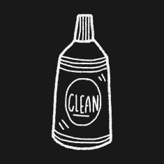 Cleaner bottle doodle N20 free image download
