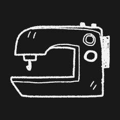 Sewing machine doodle N3 free image download