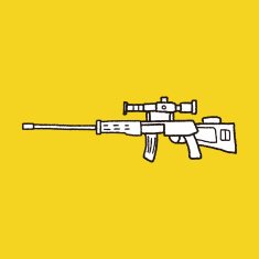Sniper rifle doodle N3 free image download