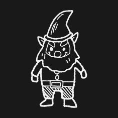 Elf doodle N20 free image download