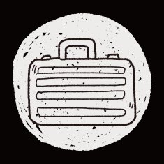 Briefcase doodle drawing N15 free image download