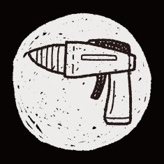 Toy gun doodle N5 free image download