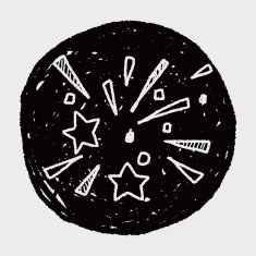 Doodle firework N11 free image download