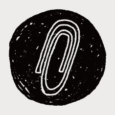Doodle Paper clips N6 free image download