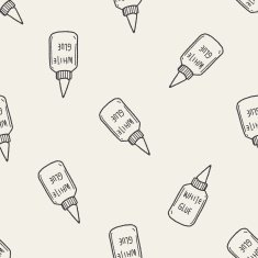 Glue doodle seamless pattern background free image download
