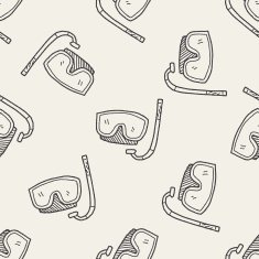 Goggle doodle seamless pattern background free image download