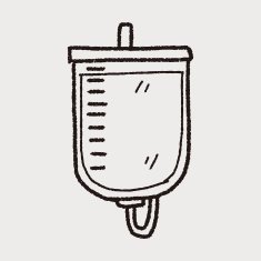 Medical drip doodle drawing N8 free image download