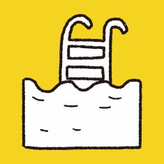 Swim pool doodle N7 free image download