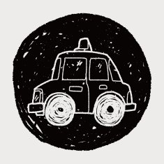 Taxi doodle N12 free image download