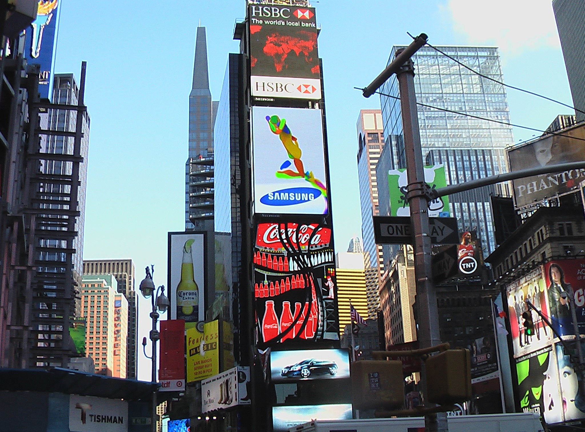 Broadway banners in New York free image download