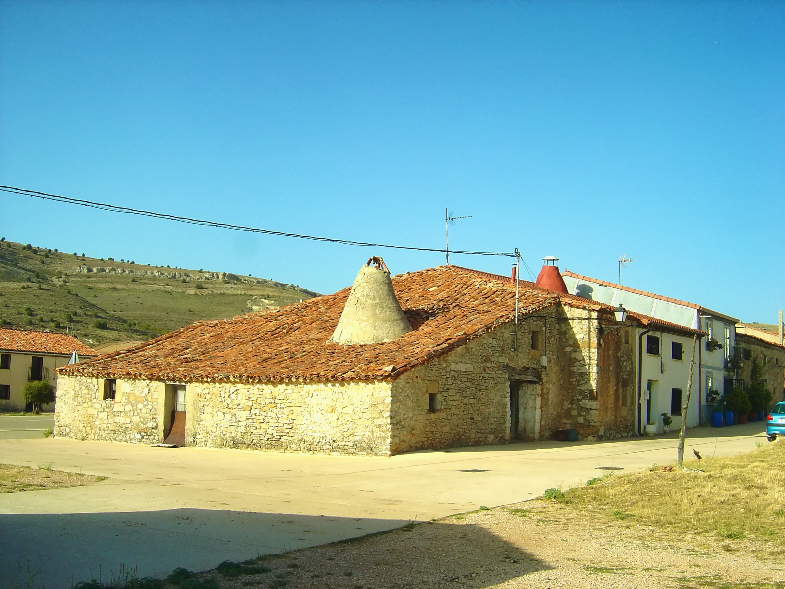 Old brick buildings, spain, soria free image download