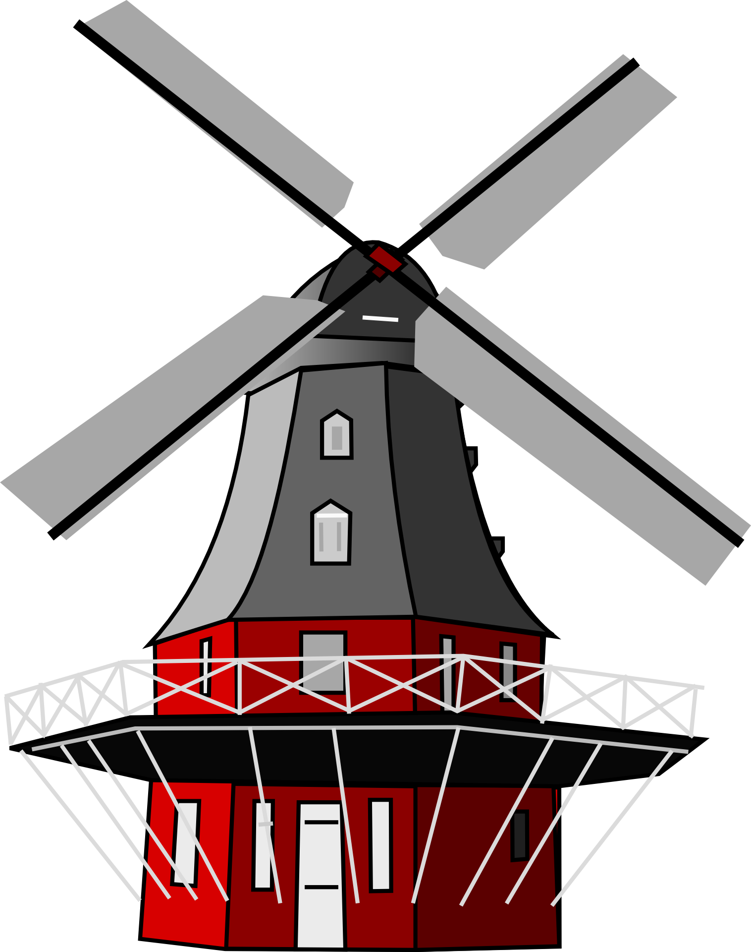 Windmill energy as a drawing free image download