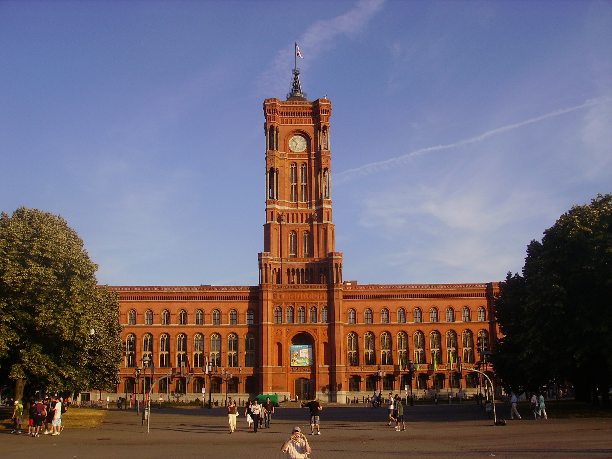 Berlin red town hall free image download