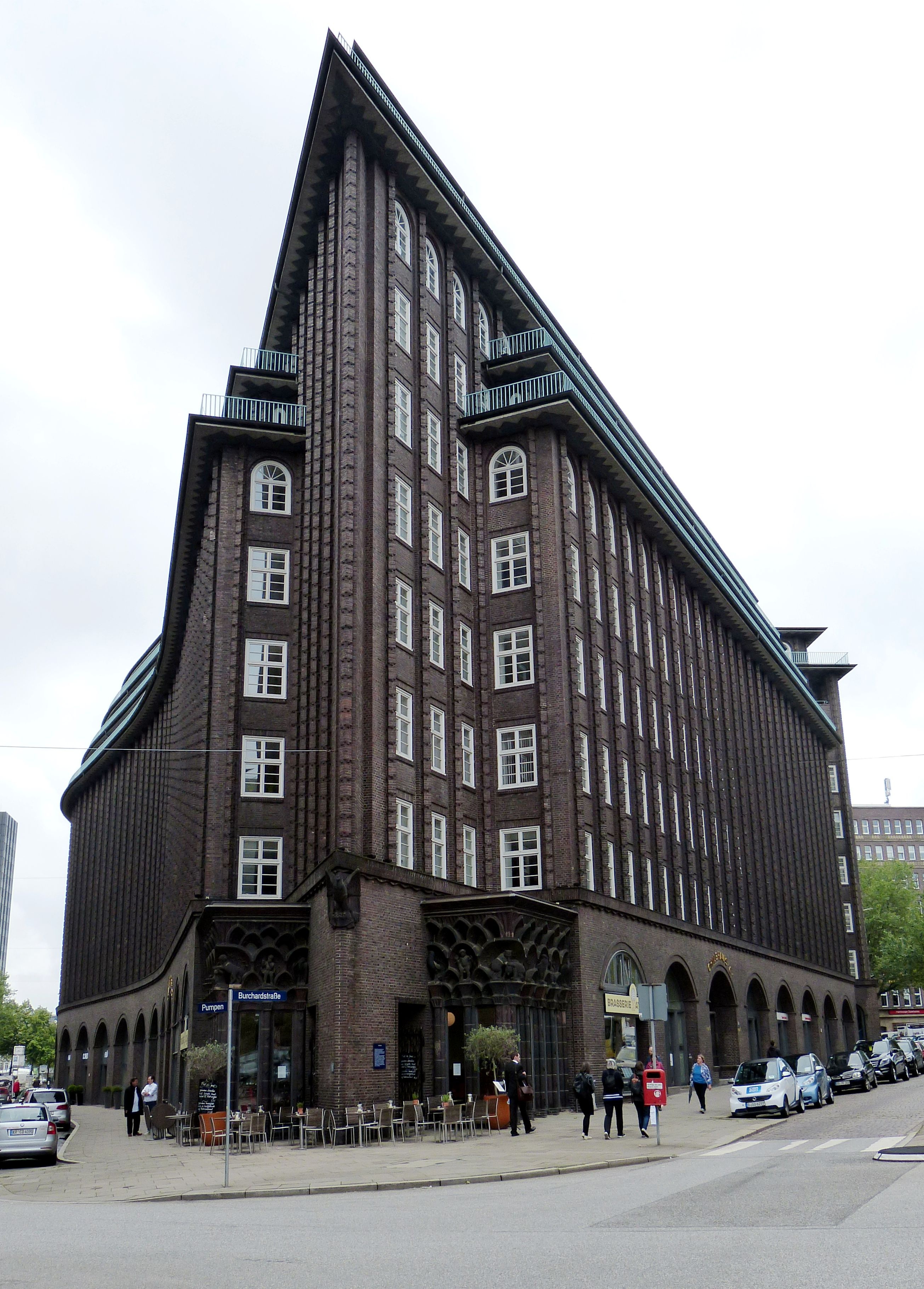 The Chilehaus (Chile House) in Hamburg, Germany free image download