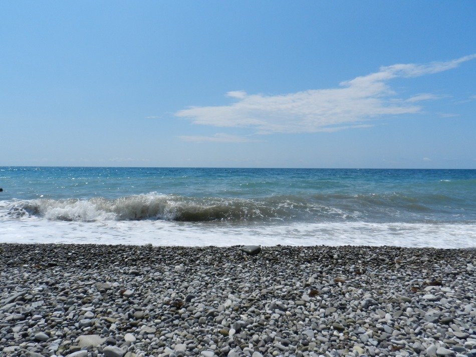 Beautiful colorful coastal landscape with the sea in summer free image ...