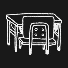 School desk doodle N4 free image download