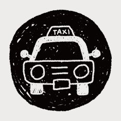 Taxi doodle drawing N5 free image download
