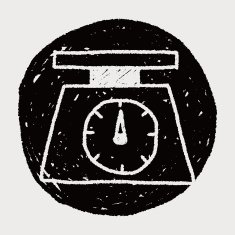 Scale weight doodle drawing N10 free image download