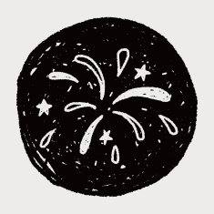 Doodle firework N14 free image download