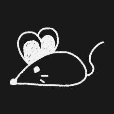 Mouse doodle drawing N4 free image download