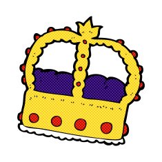 Comic cartoon crown N3 free image download