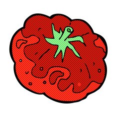 Comic cartoon tomato free image download