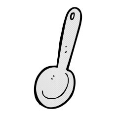 Comic cartoon spoon N7 free image download