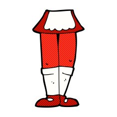 Comic cartoon female legs N7 free image download