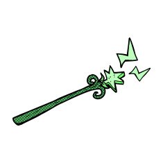 Comic cartoon magic wand N6 free image download