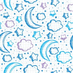 Pattern with night sky free image download