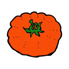 Comic cartoon tomato N33 free image download